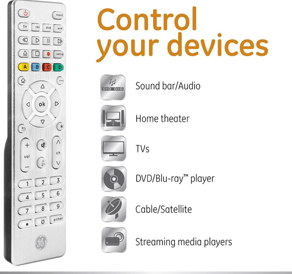 GE Universal Remote Codes - General Electric Codes